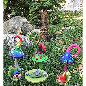 Miniature Baby Gnome “Toby” – The Baby Gnome with The Polka Dot Blue Hat for The Fairy Garden