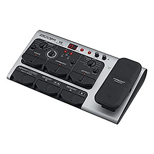 Zoom V6-SP Vocal Processor, Vocal Effects Pedal, Formant Pedal, Harmony, Looper, 10 Studio Grade Effects, For Studio and Live Performance