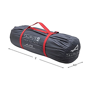 ALPS Mountaineering Taurus 4-Person Tent - Gray/Red