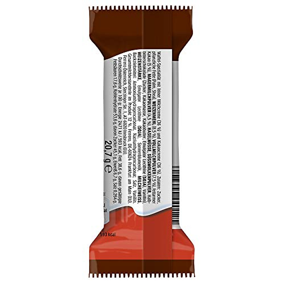 Ferrero Happy Hippo Cacao 20.7g x 28 Bars