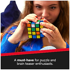 Rubik’s Master, The Official 4x4 Cube Classic Color-Matching Problem-Solving Brain Teaser Puzzle 1-Player Game Toy for Adults & Kids Ages 8+