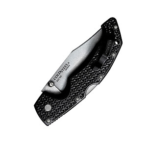 Cold Steel Voyager Large 4" AUS10A Clip Point Razor-Sharp Blade 5.25" Griv-Ex Handle Everyday Carry Tactical Folding Knife, Blister Pack