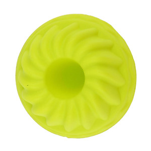 Hapivida Silicone Cupcake Molds, 12Pcs Mini Fluted Round Silicone Baking Mold Silicone Donut Pans, Non-stick Reusable Mini Pumpkin Silicone Cupcake Baking Cups