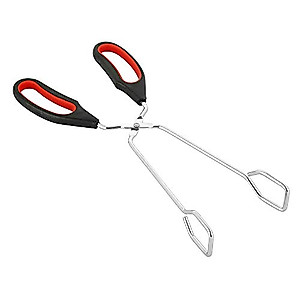 Hovico 3 Pack Stainless Steel Scissor Tongs, Kitchen Tongs for Cooking Food Tongs BBQ Barbecue Tong Grilling Tongs Bread Food Clamp, 9/11/13 Inch