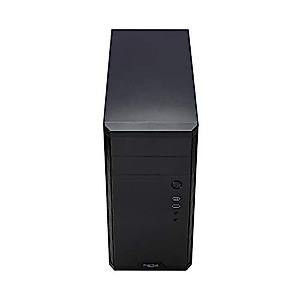 Fractal Design Core 1100 - Mini Tower Computer Case - mATX - High Airflow and Cooling - 1x 120mm Silent Fan Included - Brushed Aluminium - Black