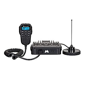 Midland - MXT575 Micromobile - 50 Watt GMRS Radio - Two Way Radio - NOAA Weather Scan & Alert - 15 High Power GMRS Channels - Fully Integrated Control Mic