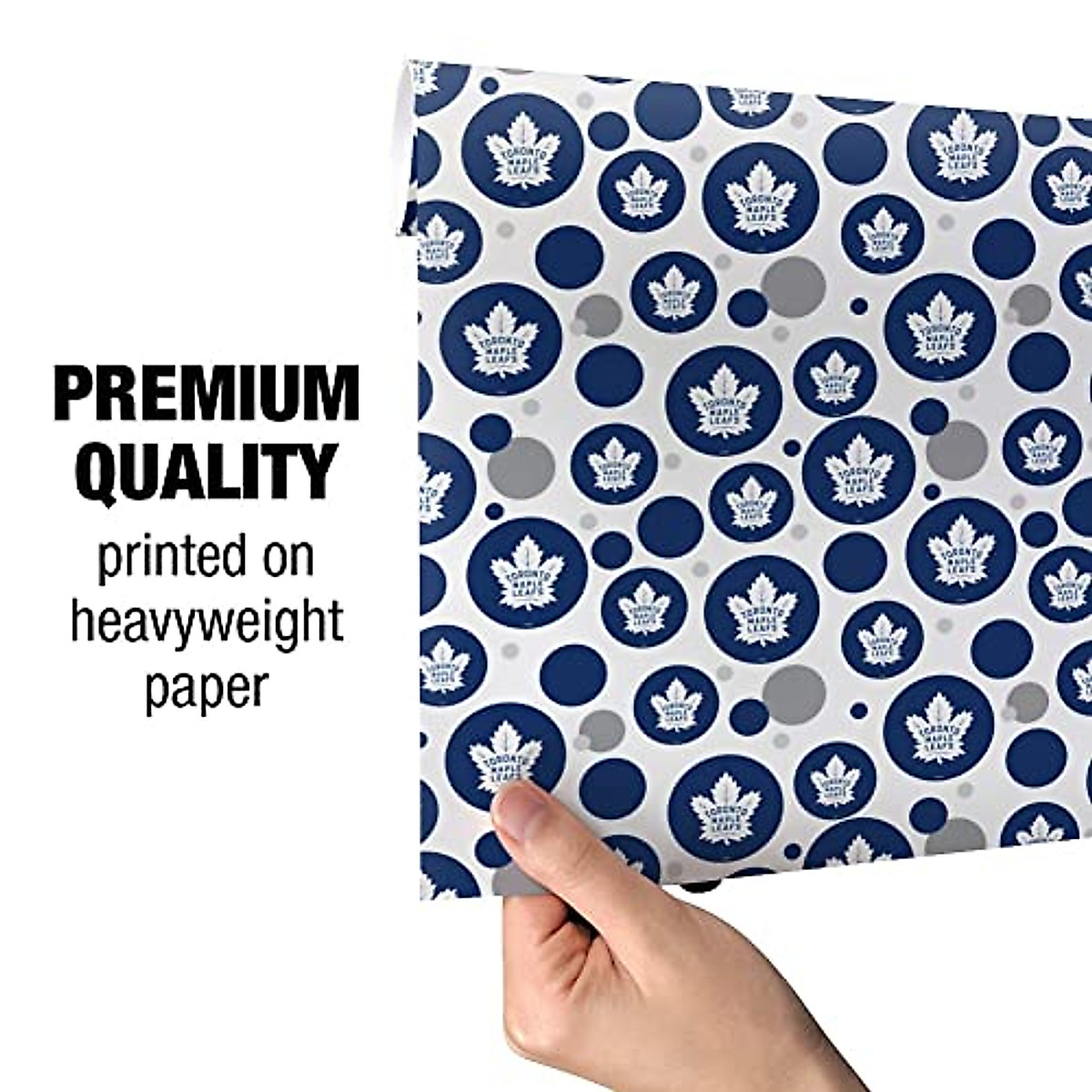 GRAPHICS & MORE Toronto Maple Leafs Logo Gift Wrap Wrapping Paper Roll