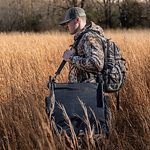 TIDEWE Hunting Blind See Through with Carrying Bag & Hunting Chair with Seat Cover