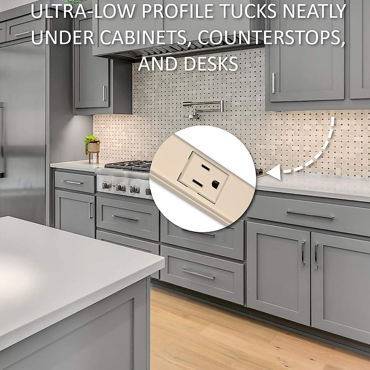 Wiremold Legrand PM48C Wiremold Multi Outlet Strip - Ivory