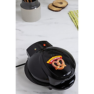 SUPERPRETZEL Pretzel Maker. Soft Pretzel Maker with Cheese Melting Compartment. Creates up to 5 Delicious, Warm Soft Pretzels in Minutes. Officially Licensed SUPERPRETZEL Machine from Fizz Creations.