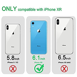 JJGoo Compatible with iPhone XR Case Clear Soft Transparent Shockproof Protective Slim Thin Bumper Phone Cover for XR - 6.1 inch