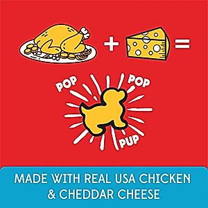 Pupcorn Plus Puffed Dog Treats w/ Prebiotic & Probiotics, cheese, 14.5 oz (Pack of 1)