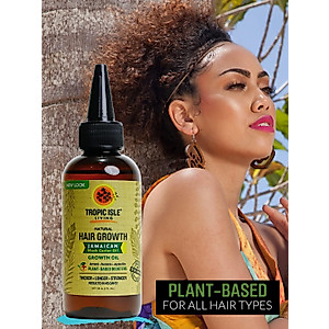 Jamaican Black Castor Oil Hair Growth Oil 118ml + Leave-In Growth Mist 237ml | With Plant-Based Boosters Almond, Avocado & Jojoba Oils | Feeds Hair Follicles | Prevents Breakage & Excess Hair Loss