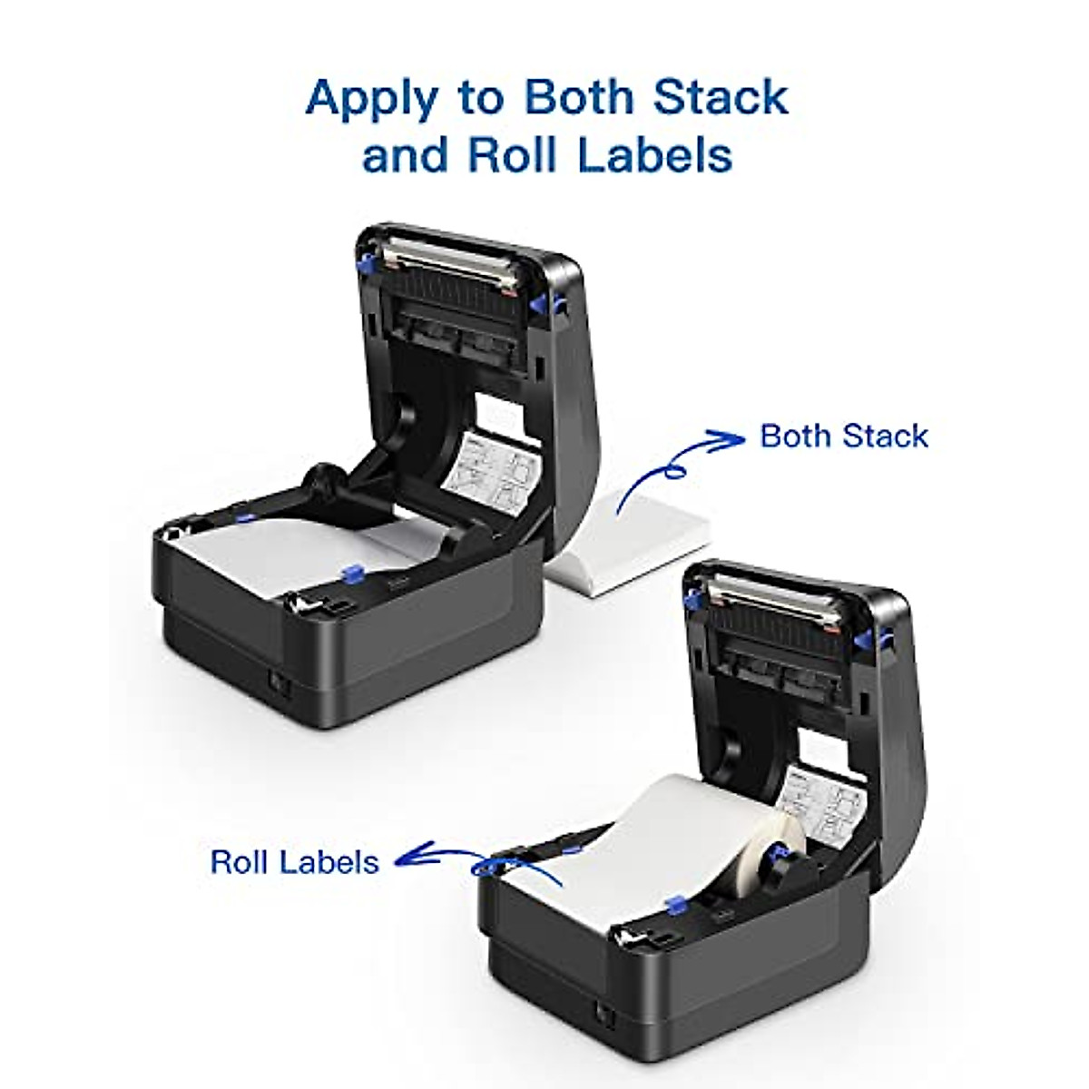 POLONO Label Printer, PL420 4x6 Thermal Printer, High-Speed Shipping Label Printer, Commercial Direct Thermal Printer, Shipping Label, 4 x 6 Direct Thermal Labels, 220 Labels/Roll
