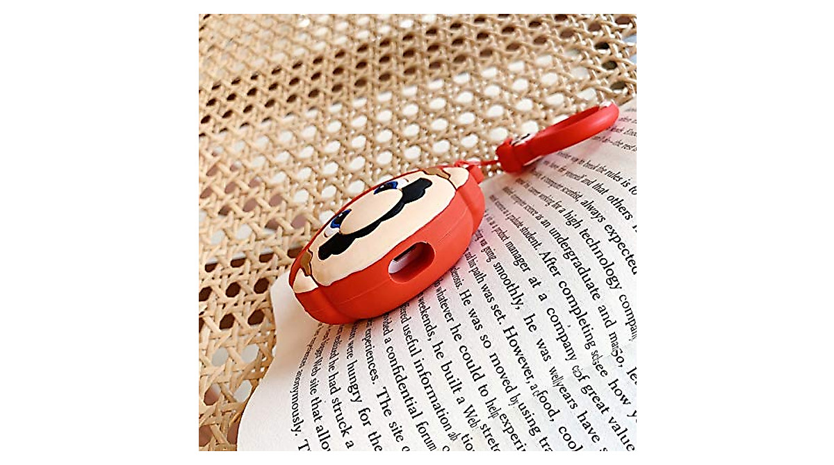 Cute Silicone Airpods Case with Keychain - Protect and Style