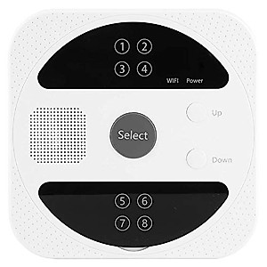 Wchiuoe 8‑Zone Intelligent Sprinkler System Controller Irrigation Controller for Garden Lawn Use[White] (US 120V)