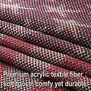 US Flag Knitted Blanket Patriotic Throw Super Comfy Soft Cozy for Coach and Bed 50"x 60" Warm for All Season TV Blankets