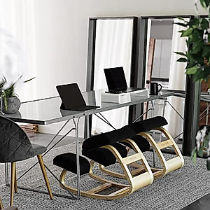 Sleekform Austin Kneeling Chair - Home Office Ergonomic Computer Desk Stool For Active Sitting