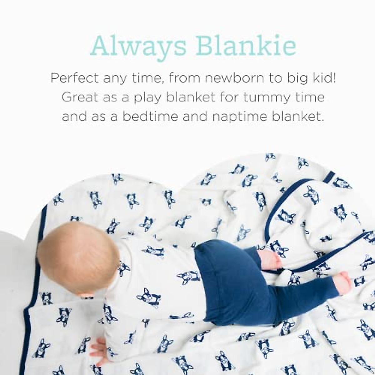 MONICA + ANDY Organic Cotton Muslin Baby Blanket - Unisex Crib and Tummy Time Blankets for Girl or Boy - Infant, Toddler, or Big Kid Blanket - 47”x47” (Pink Cabana Stripe)