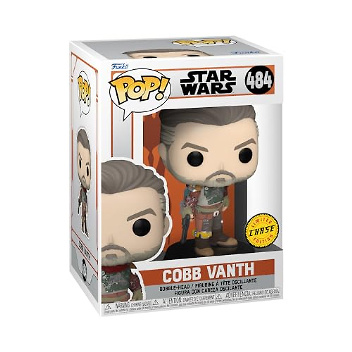 Funko POP! Star Wars: The Mandalorian - Marshal with Chase - 1/6 Odds for Rare Chase Variant - Collectible Vinyl Figure - Gift Idea - Official Merchandise - for Kids & Adults - TV Fans