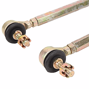 Tie Rod Head Joint, High Hardness Alloy Steel M10 10mm Forged Joint for 110cc 125cc 150cc 200cc Go Kart