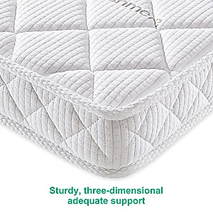 Premium Foam Dual-Sided Crib & Toddler Mattress,100% Knitted Fabric,Premium Fleece-Hypoallergenic,5"Firm Soft Crib Mattress, Non-toxic Toddler Bed Mattress Fits Standard Full-Size Cribs & Toddler Beds