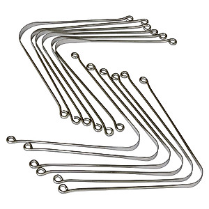 High Grade Stainless Steel Tongue Cleaner, Set of 12, for Bad Breath Treatment Naturally