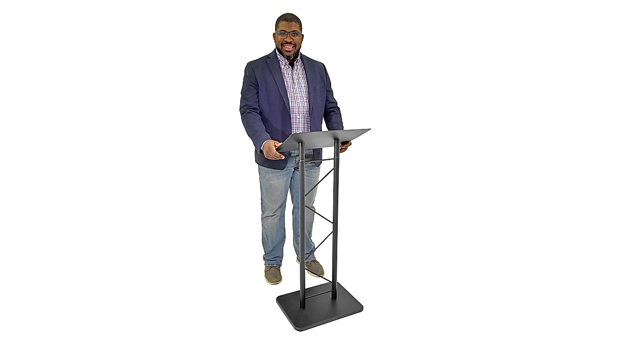 Kingdom Large Portable Lectern for Presentations & Speeches