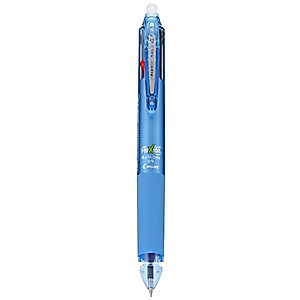 PILOT Frixion 4 Color Ballpoint Pen, Light Blue Body (LKFB-80EF-LB)