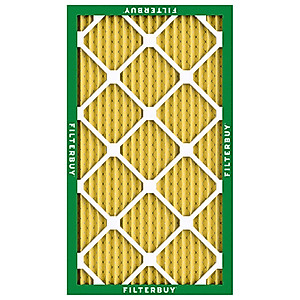 Filterbuy 8x24x4 Air Filter MERV 11 Allergen Defense (4-Pack), Pleated HVAC AC Furnace Air Filters Replacement (Actual Size: 8.00 x 24.00 x 4.00 Inches)