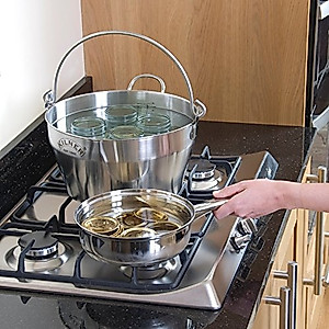 Kilner Silver Stainless Steel Preserving Jam Pan