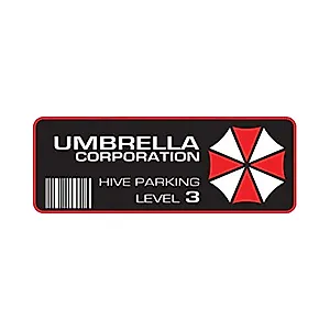 Umbrella Corporation Hive Parking Sticker Multicolor Decal Self Adhesive Zombie Bumper Sticker Vinyl Sticker Car Truck Decal 5"