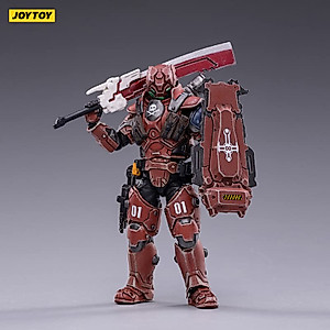 JoyToy 01st Legion Actions Figures Model Doll Collection Ornaments Home Decoration Birthday Gifts (Red Blade)