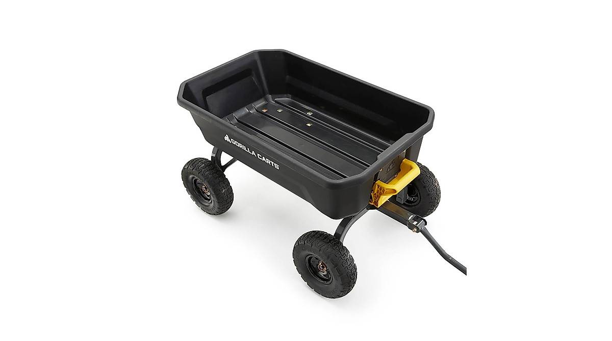 Gorilla Carts 4GCG-NF Dump Cart with No-Flat Tires | Easy Garden Hauling