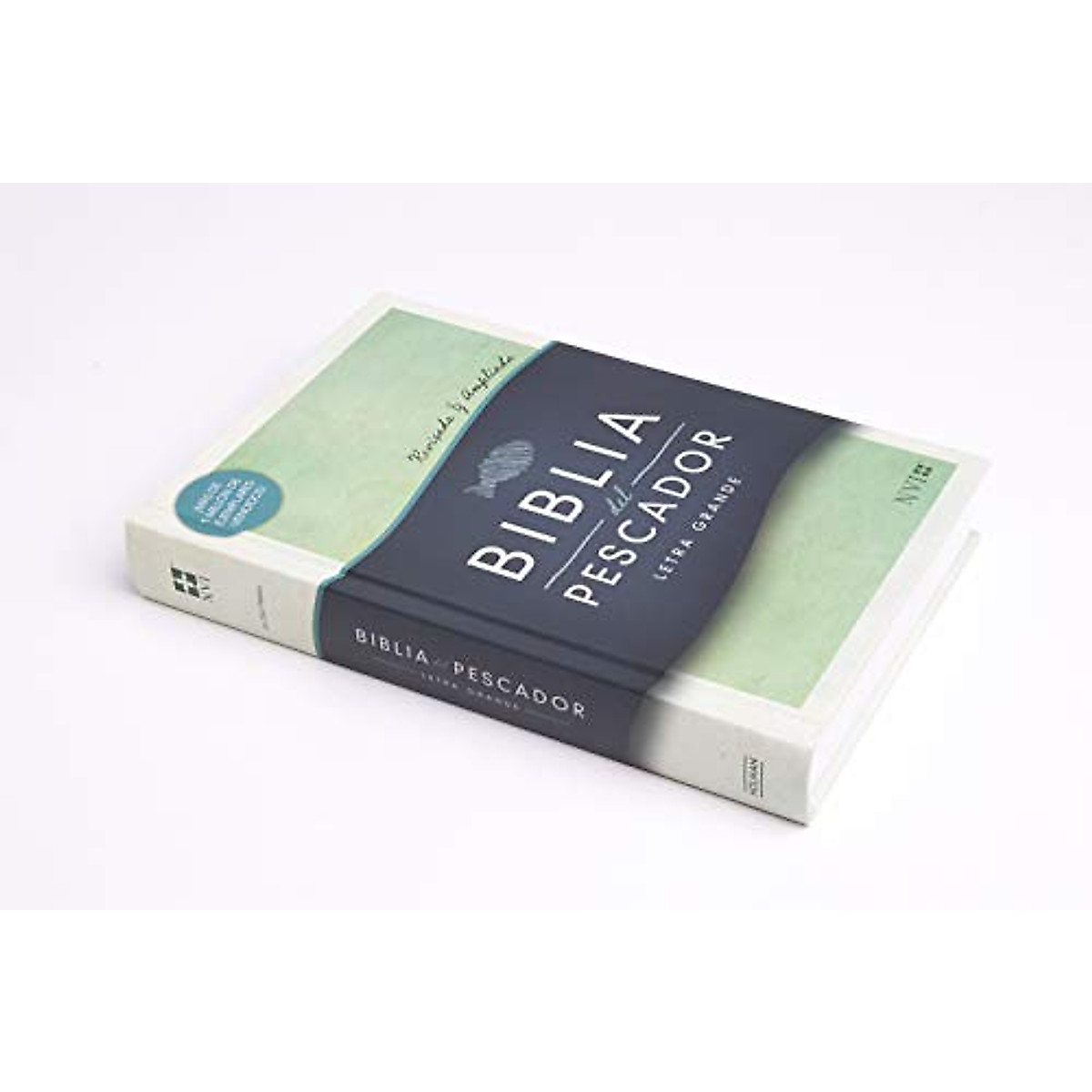 Nueva Versión Internacional Biblia del Pescador, letra grande, verde tapa dura | NVI Fisher of Men Bible, Large Print, Green, Hardcover (Spanish Edition)