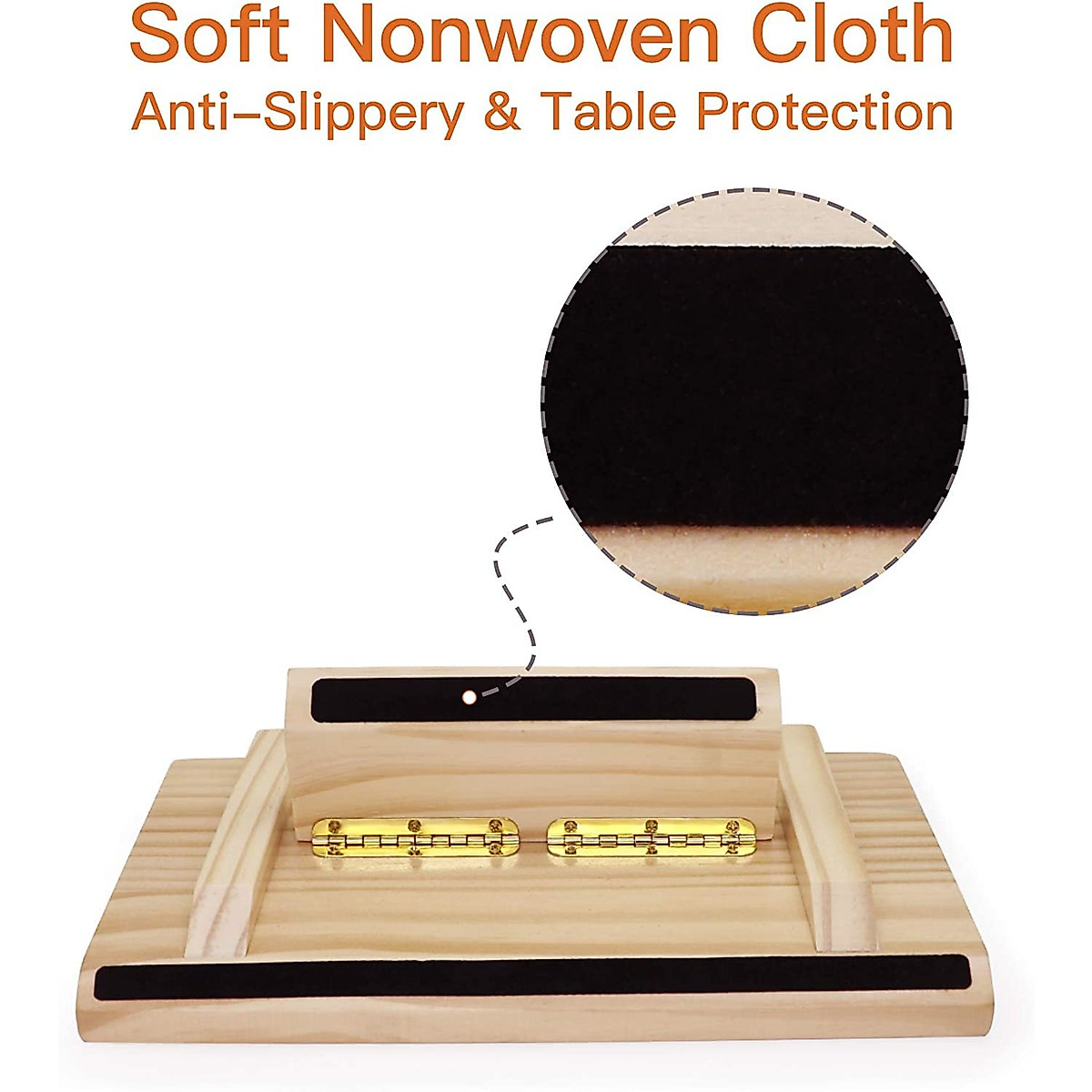 plusvivo Domino Racks with Stand Set of 4, Mexican Train Dominoes Set Trays Wooden Domino Holders for Mexican Train and Other Domino Games for Kids & Adults - Hobbies, Indoor Activities & Family Fun