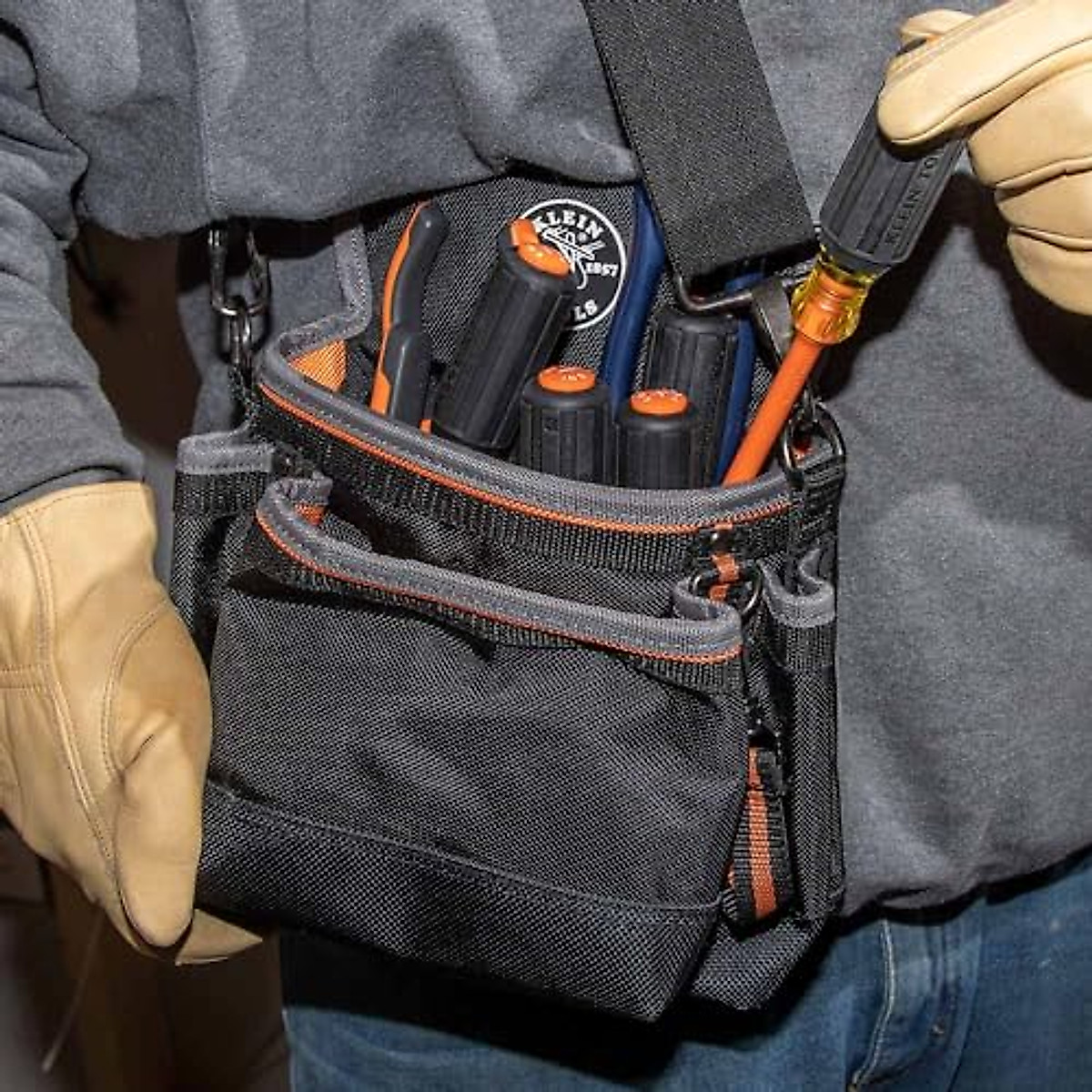 Klein Tools 6926INS Insulated Screwdriver, 1000V Slim Profile Tip, 1/4-Inch Cabinet Screwdriver with 6-Inch Shank, Cushion-Grip Handle