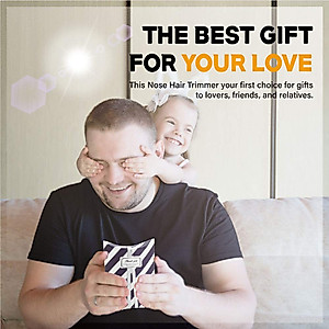 [Made in Korea] Nose Hair Trimmer for Men Set,Birdie Set, with Nail Clippers and Tweezers, Manual, Battery-Free, Waterproof, Painless, Patented Mechanism RET-4