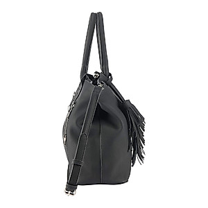 Browning Concealed Carry Purse, Premium Holstered Handbag with Safety Locking Option, Miranda (Black)