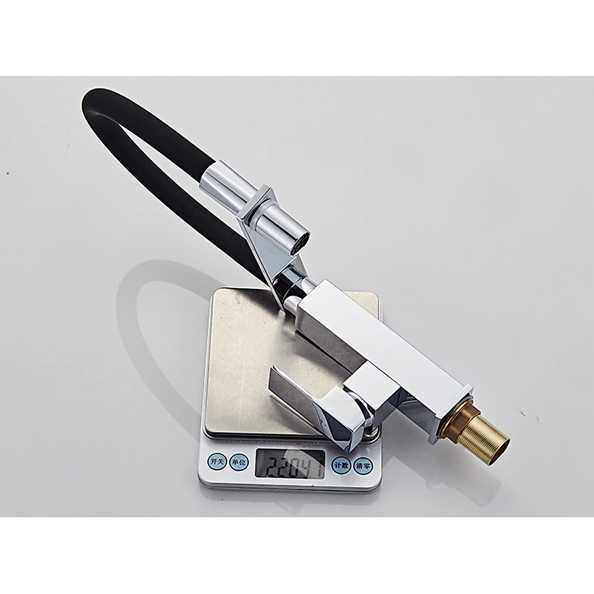 Kitchen Faucet Single Handle High Arc Kitchen Sink Faucet Deck Mounted Hot and Cold Water Kitchen Faucets Commercial Modern Brass Sink Taps Chrome Black Heavy Duty