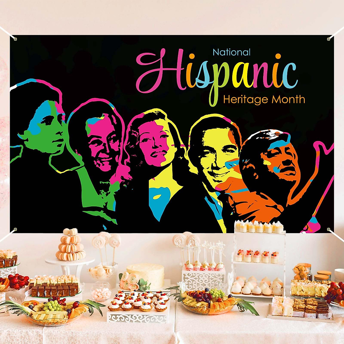 Hispanic Heritage Month Backdrop for Festive Celebrations