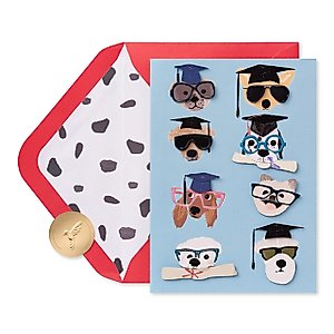 Papyrus Dog Graduation Card (Job Well Done)