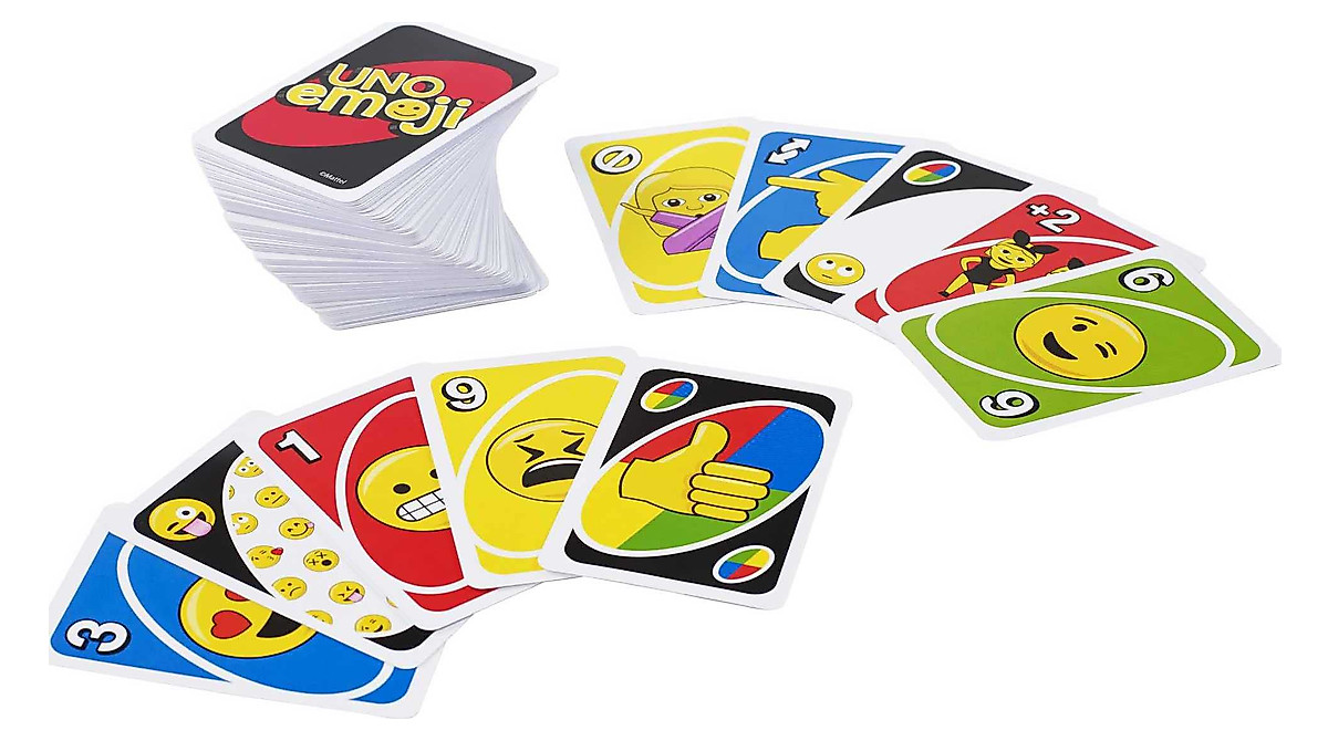 Play Mattel UNO Emoji Card Game - Fun for All Ages