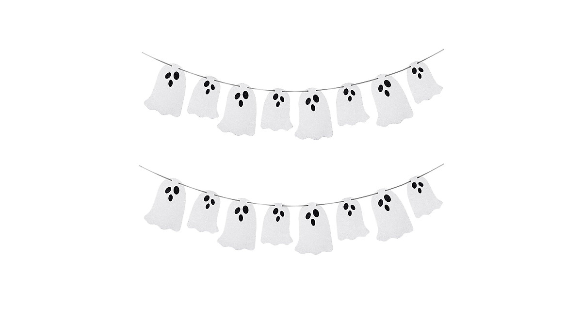 3 Pack Halloween Ghost Banner for Spooky Parties