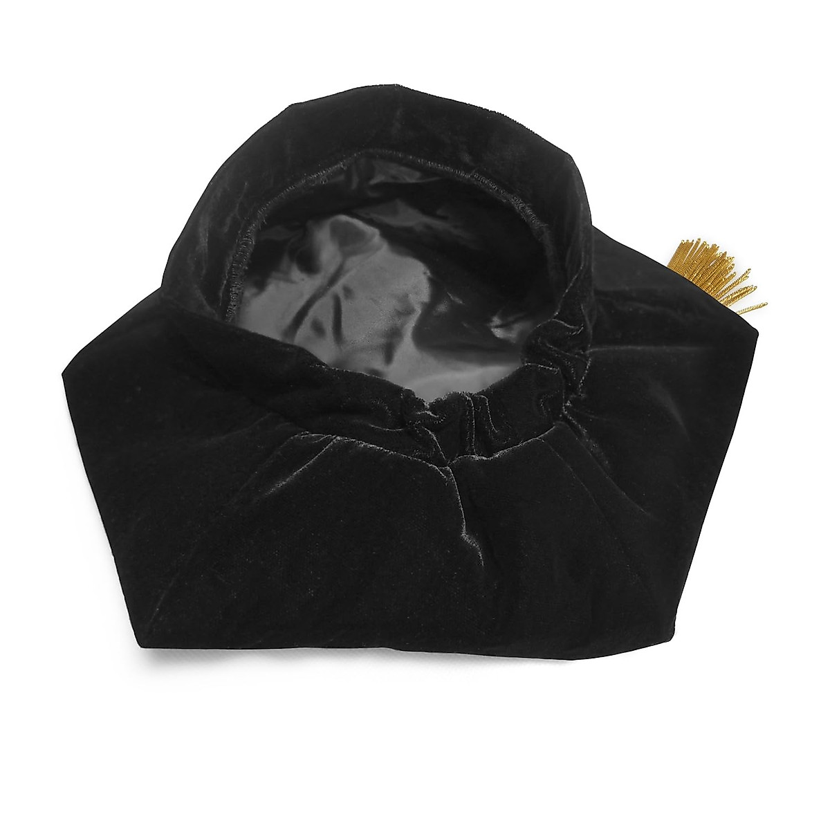 Endea Graduation Deluxe Doctoral Tam with Six Sides and Gold Bullion Academic Regalia Unisex