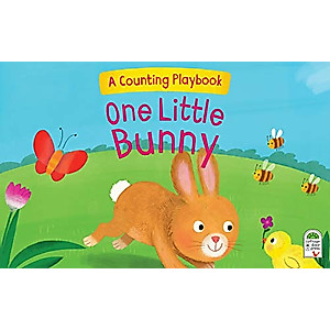 One LIttle Bunny: A Counting Playbook - Children's Board Book Gifts for Easter Baskets and Springtime Fun, Ages 1-5
