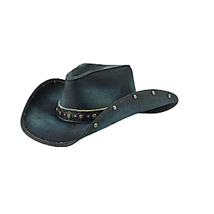 Better Than Yesterday Blue Denim Western Hat Extra Large
