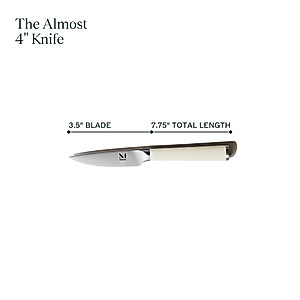 Material, The Almost 4 Inch Paring Knife, Razor-Sharp Paring Knives for Peeling, De-seeding, Slicing, Dicing, Japanese Paring Knife made from Carbon Stainless Steel, Cool Neutral