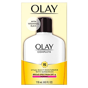 Olay Complete Moisturizer Normal Spf#15 4 Ounce (118ml) (2 Pack)