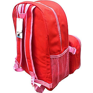 Minnie Mouse Girl's 16" Backpack W/Detachable Lunch Box